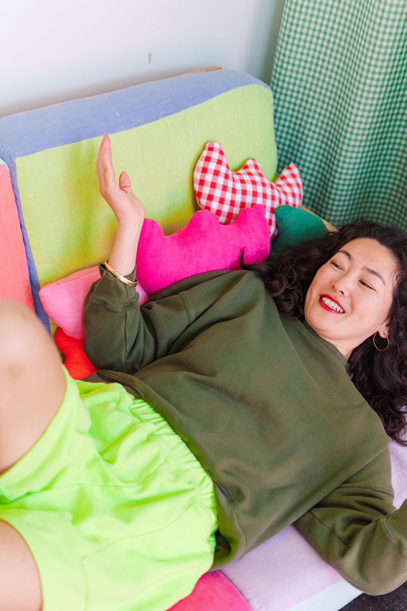 Perfect Short in Limeade – Nettle Studios